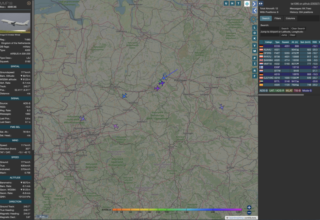 Minimal Hardware Raspberry Pi Zero W für Planespotting mit ADS-B decoder dump1090-fa per WLAN ...